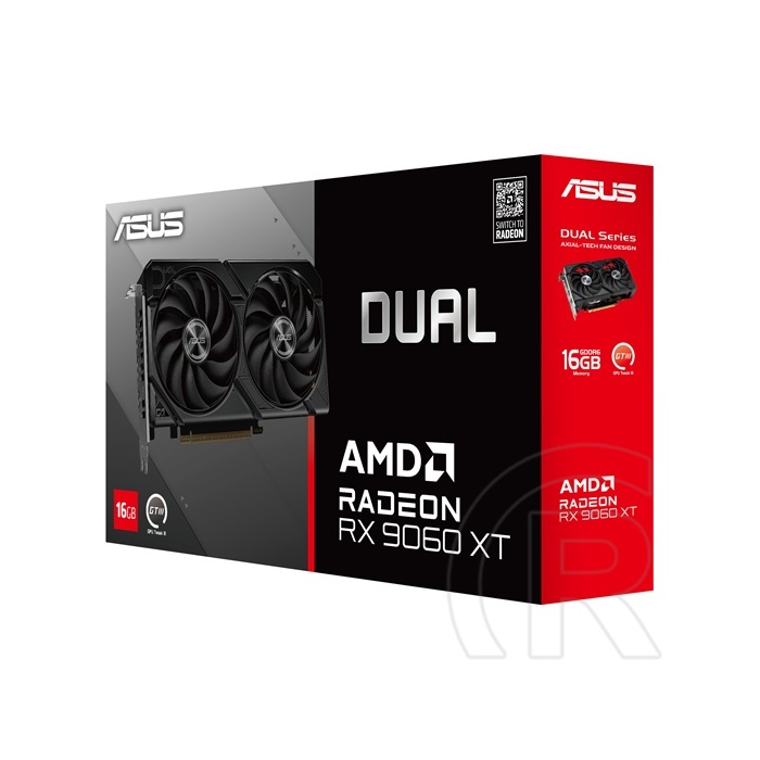Asus Dual Radeon RX 9060 XT VGA (PCIe 5.0, 16 GB GDDR6, 128 bit, 2xDP ...