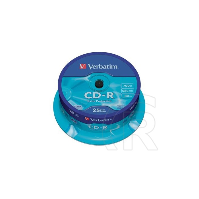 CD ROM Verbatim CD-R80 52x Cakebox x25 - Rufusz webáruház